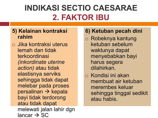 Konsep Dasar Sectio Caesarea | PPTX