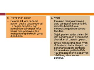 Konsep Dasar Sectio Caesarea | PPTX