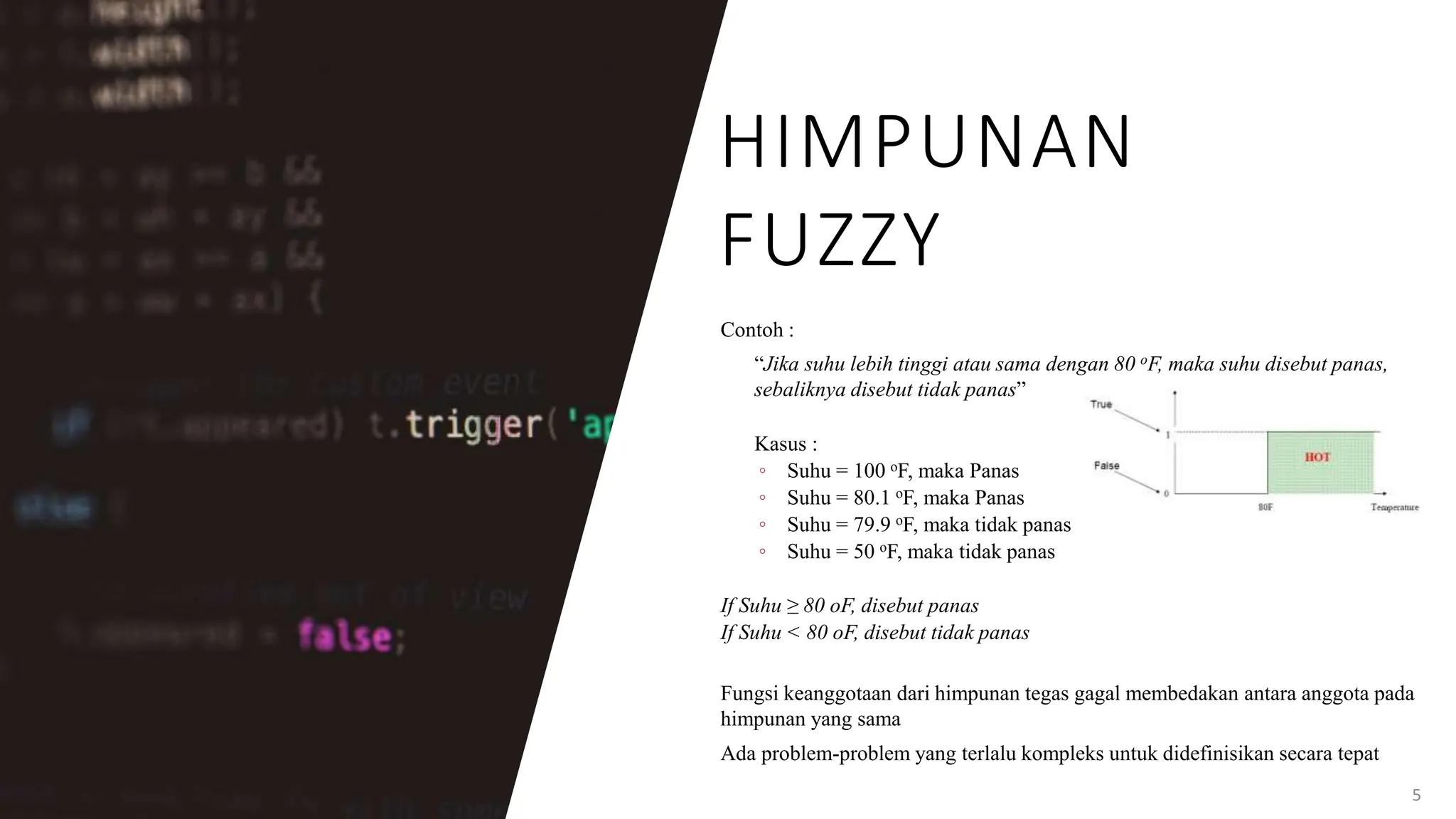 PENGERTIAN TENTANG KONSEP DASAR SISTEM FUZZY | PPTX