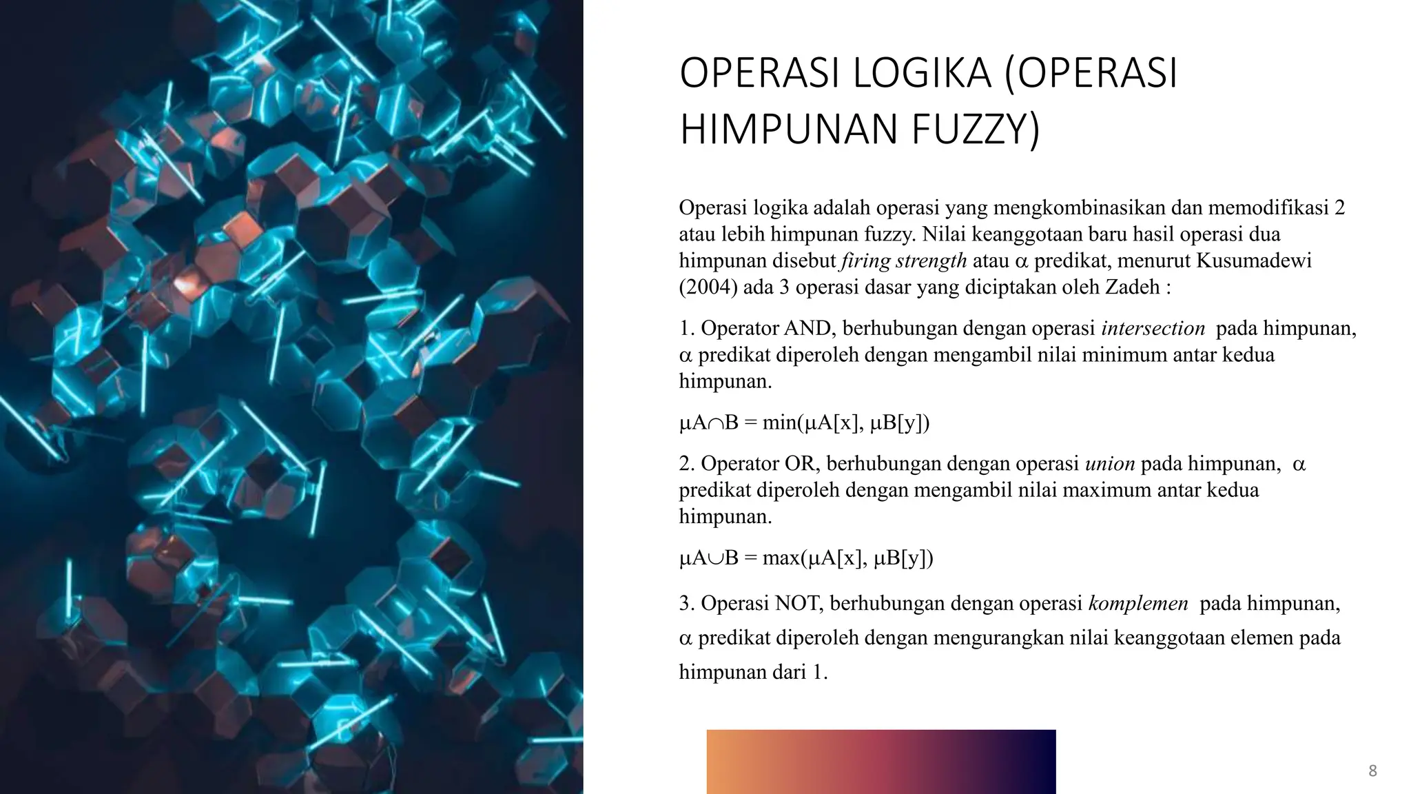 PENGERTIAN TENTANG KONSEP DASAR SISTEM FUZZY | PPTX