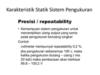 Konsep dasar sistem instrumentasi | PPTX