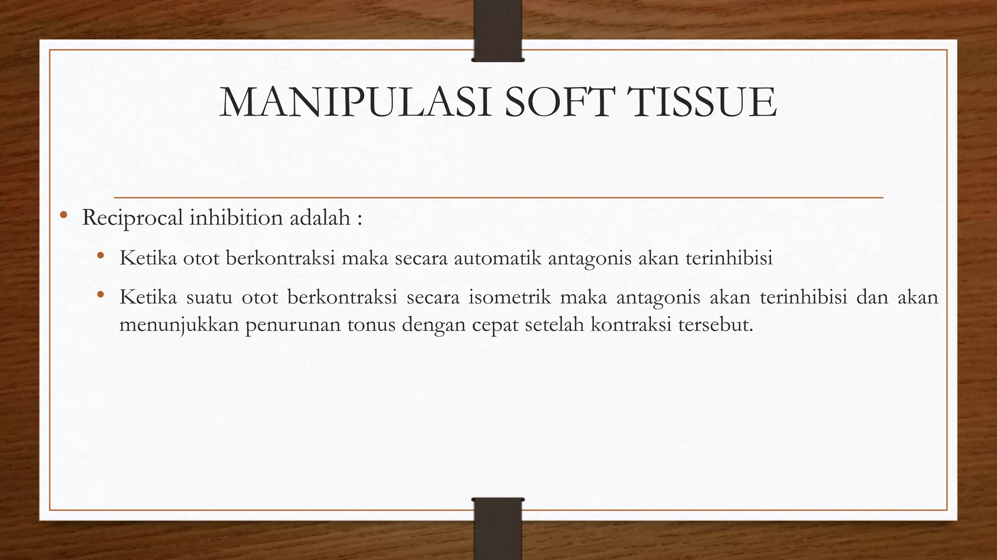 Konsep dasar terapi manual | PDF