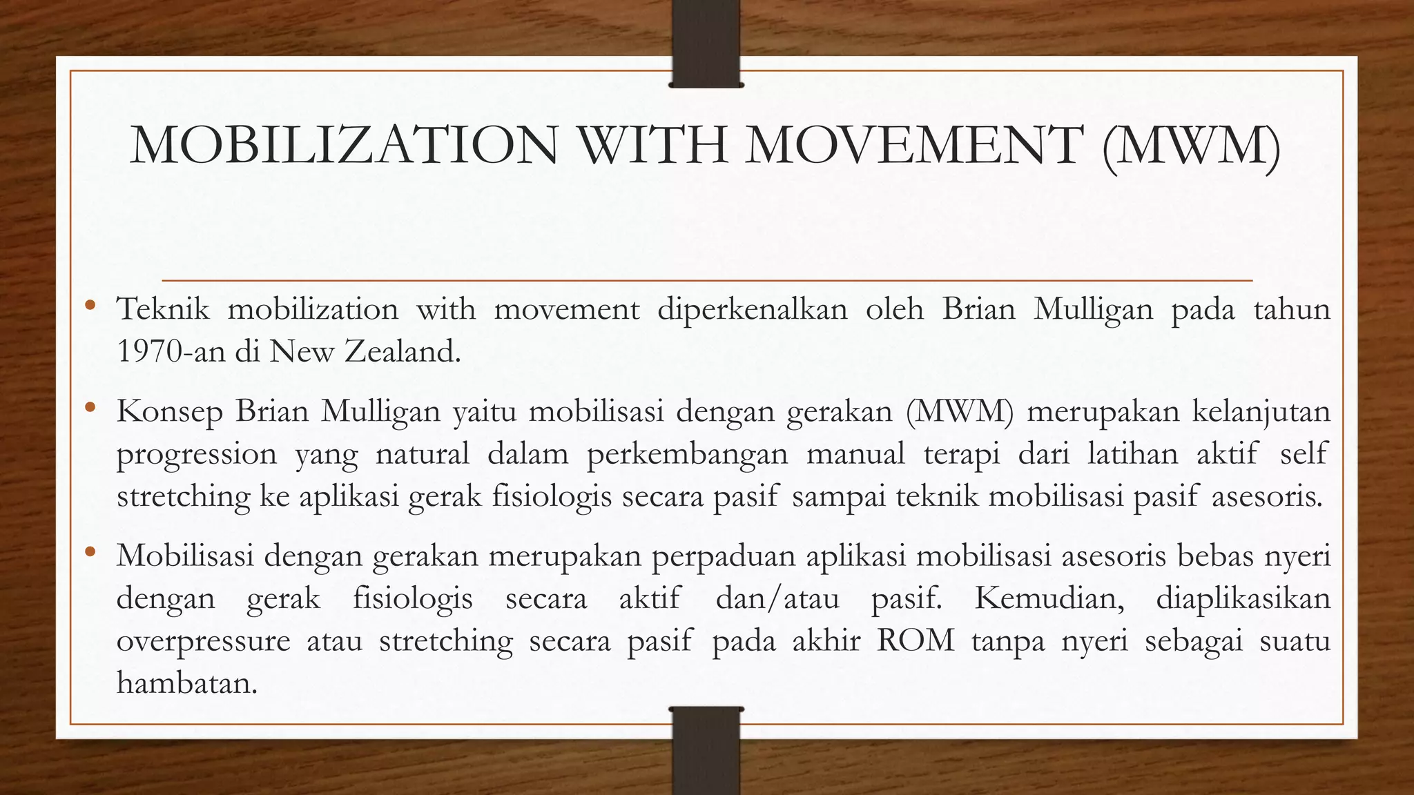 Konsep dasar terapi manual | PDF