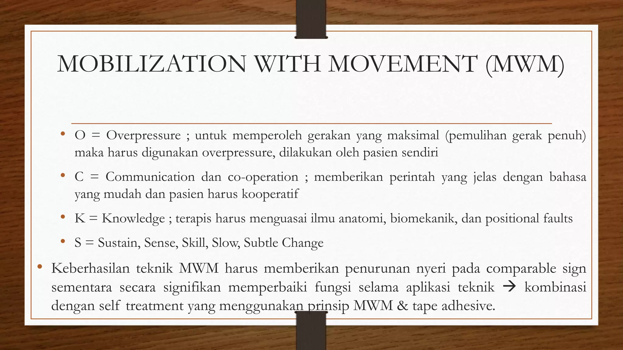 Konsep dasar terapi manual | PDF