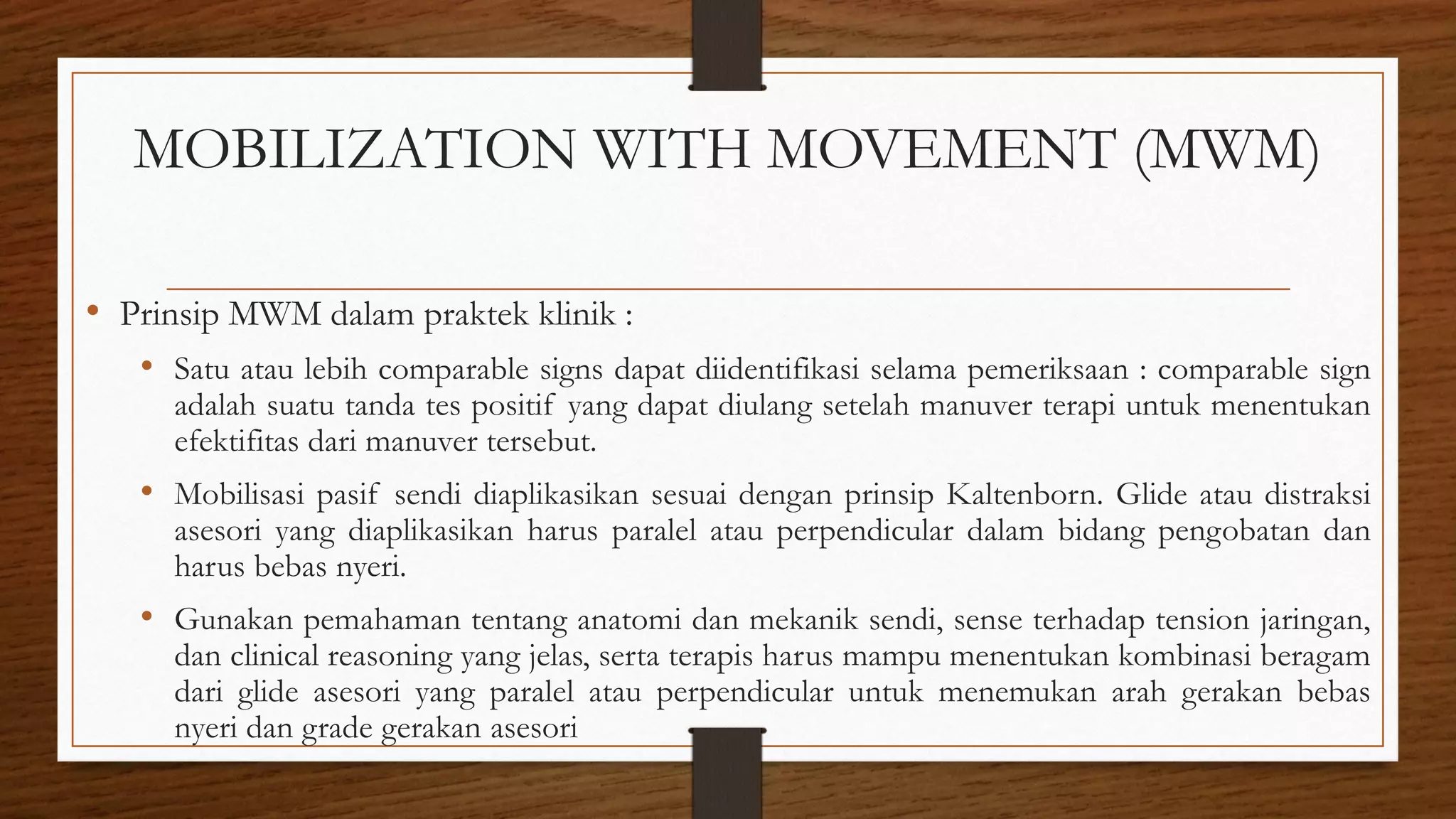 Konsep dasar terapi manual | PDF