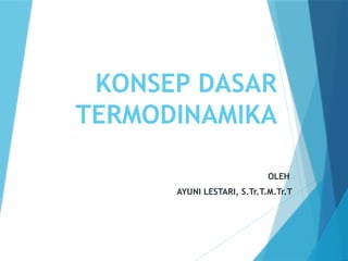 Konsep DasarTermodinamika teknik pendingin dan tata udara | PPT