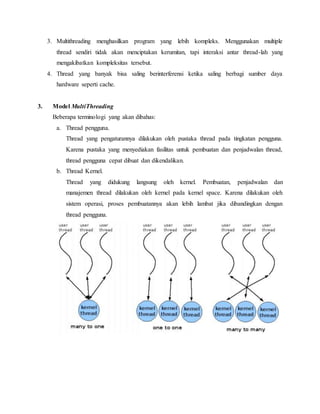 Konsep dasar thread programming | DOCX