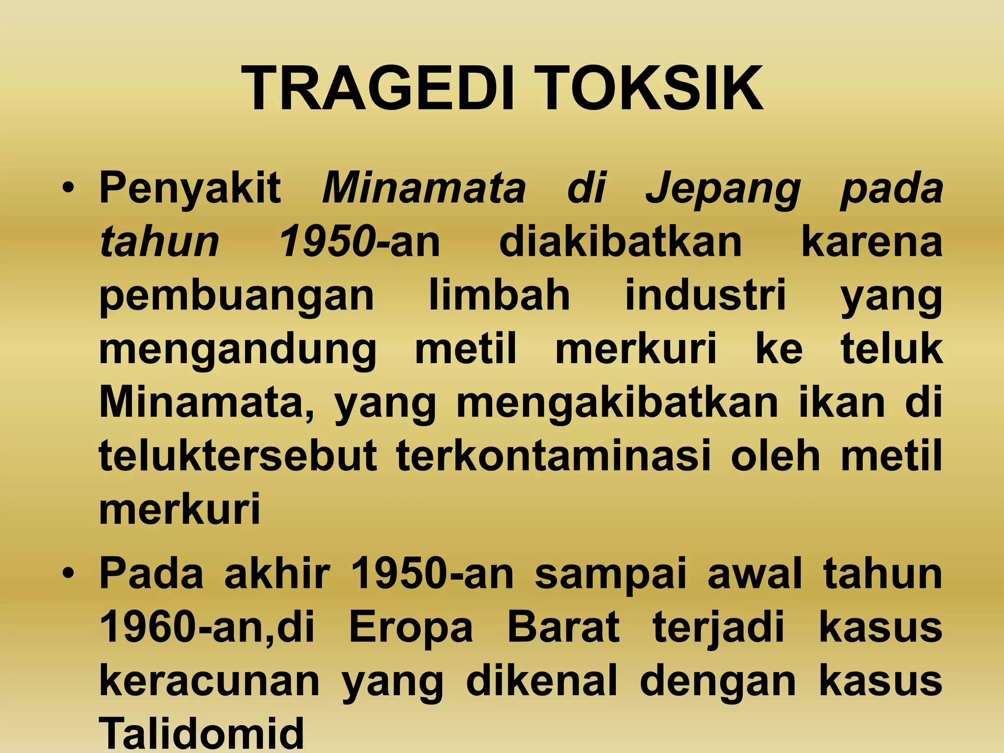 Konsep dasar toksikologi | PPTX