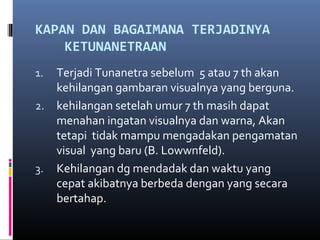 Konsep Dasar Tunanetra | PPT