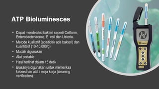 Konsep dasar uji mikrobiologi bahan pangan | PPT