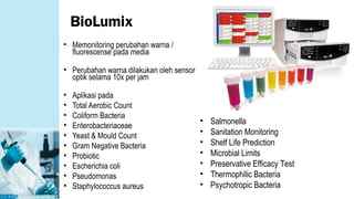 Konsep dasar uji mikrobiologi bahan pangan | PPT