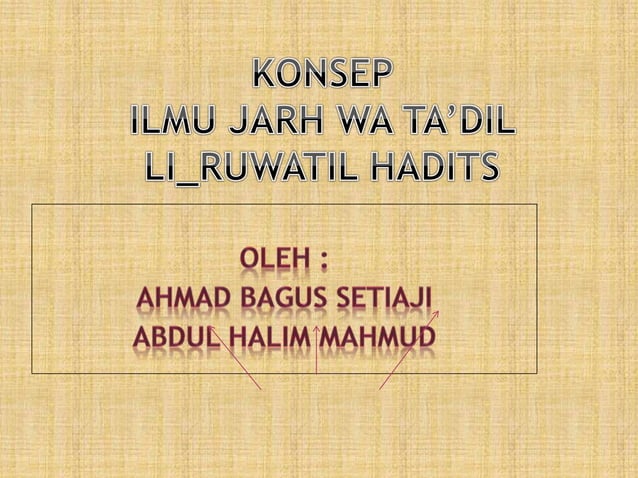 Konsep dasar ulumul hadits | PPT