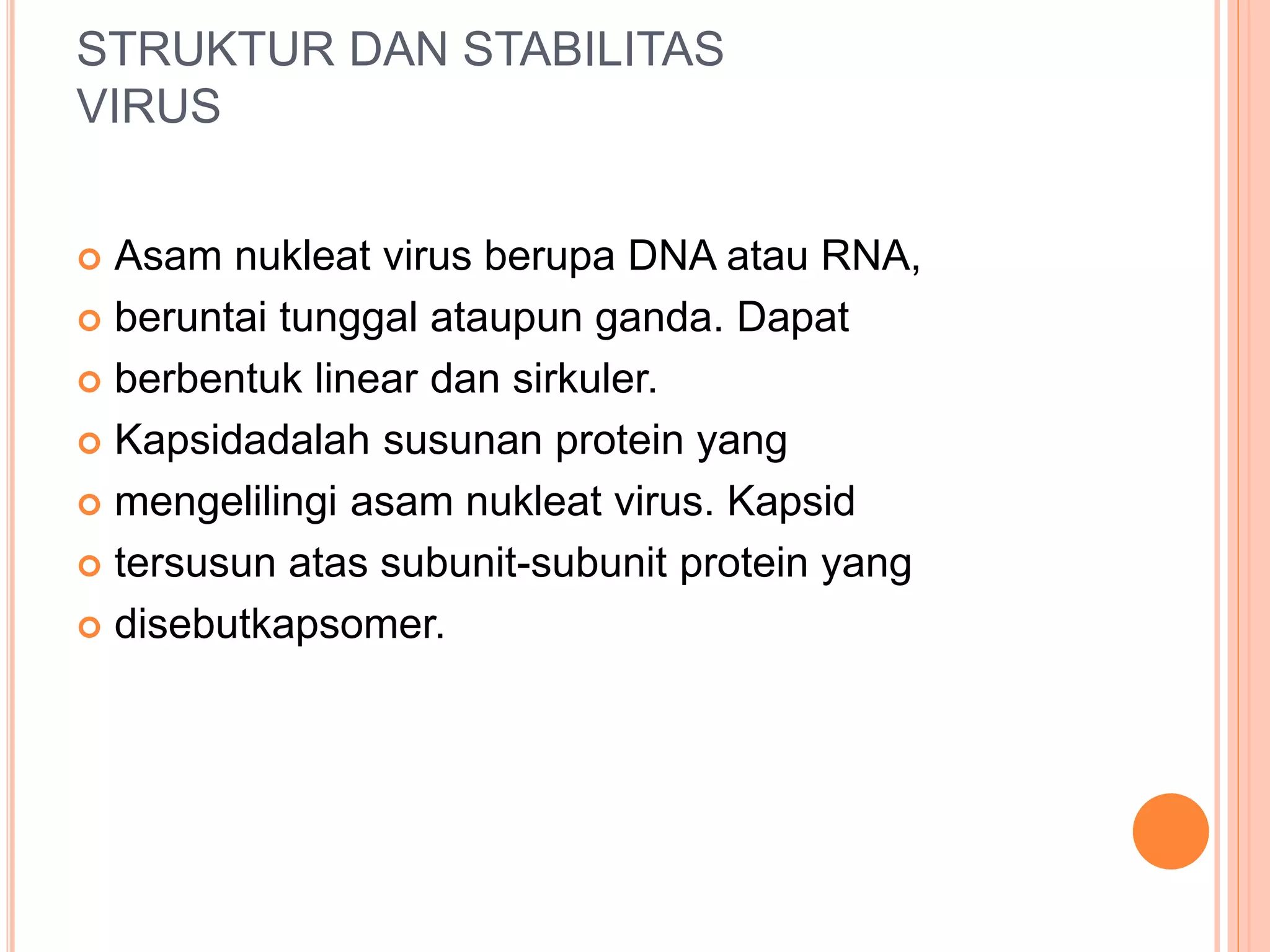 Konsep dasar virologi | PPTX