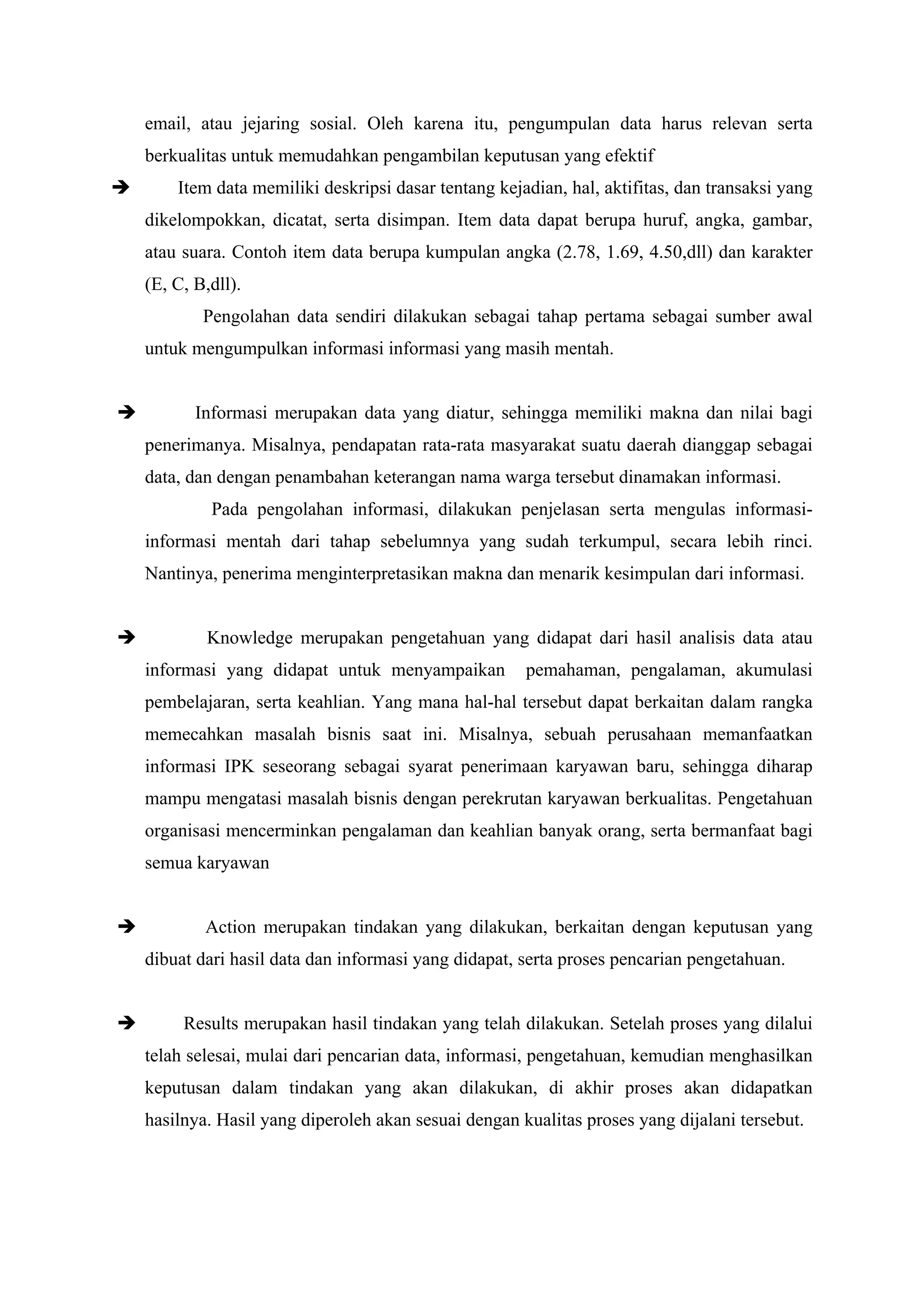 Konsep Data dan Informasi (Dikar Model, ISS Triangle, Socio Technical System) | PDF