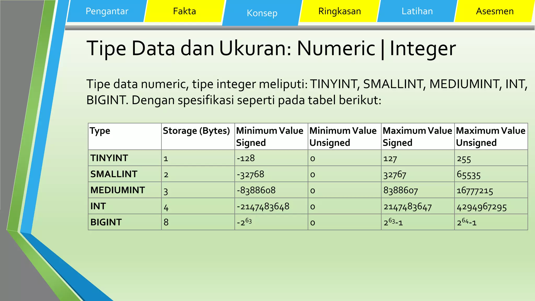 Konsep Data | PDF