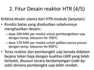 Konsep desain dan keselamatan htr module | PPTX