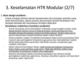 Konsep desain dan keselamatan htr module | PPTX