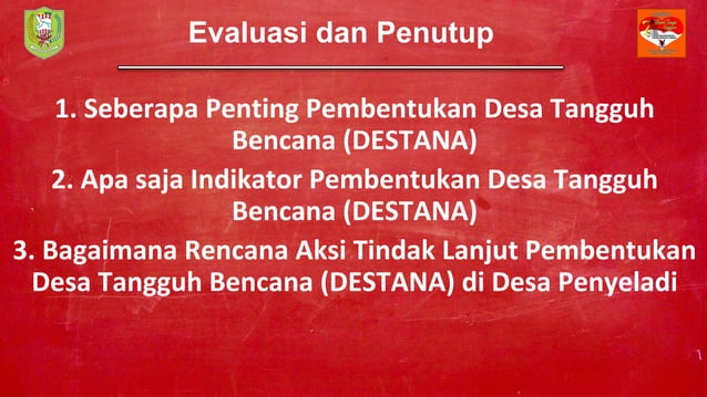 Konsep Desa/ Kelurahan Tangguh Bencana_DESTANA | PDF