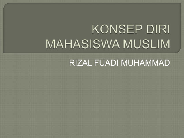 Konsep diri | PPT