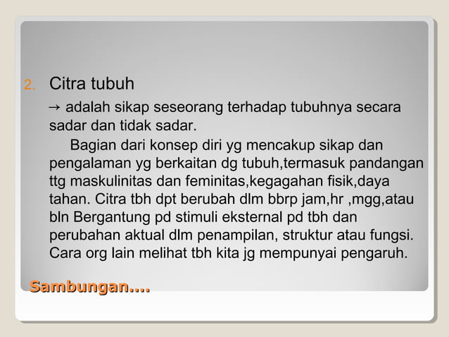Konsep diri bns IBU Yurida Olviani,S.Kep.,Ns | PPT