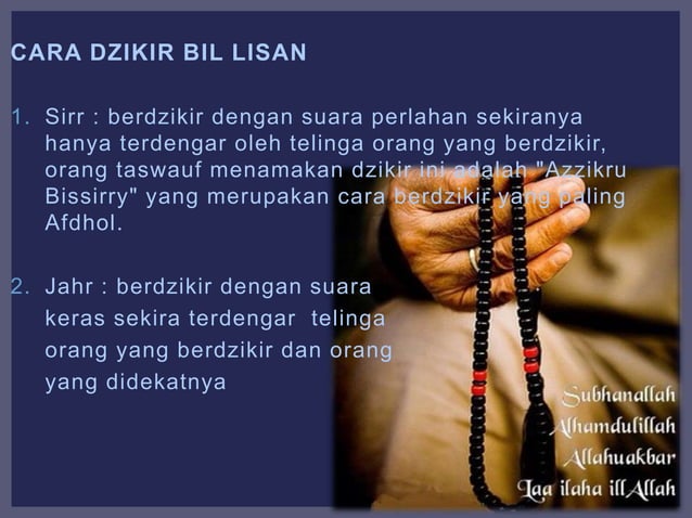 Konsep dzikir dan tafakkur | PPTX