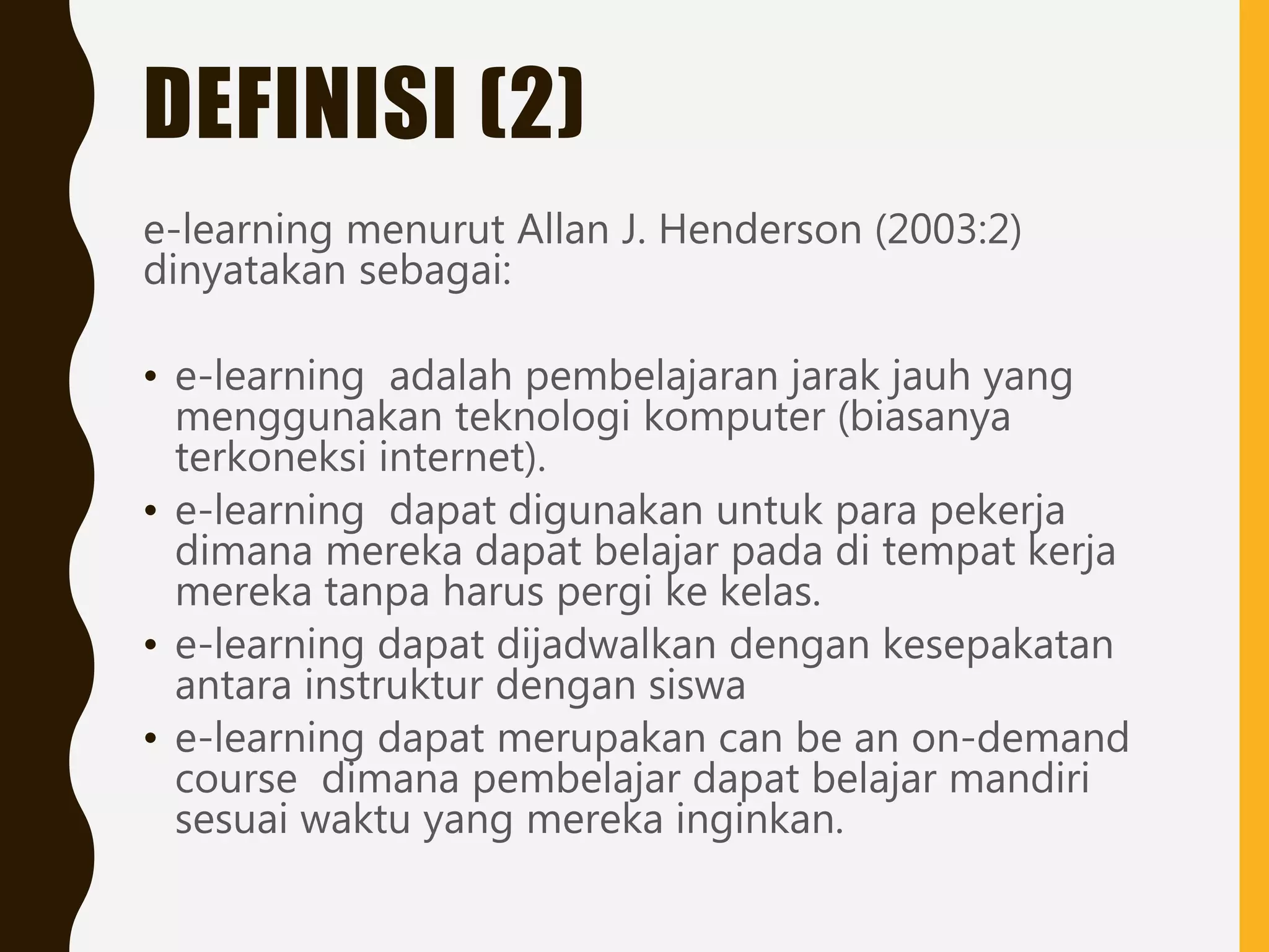 Konsep e learning | PPT