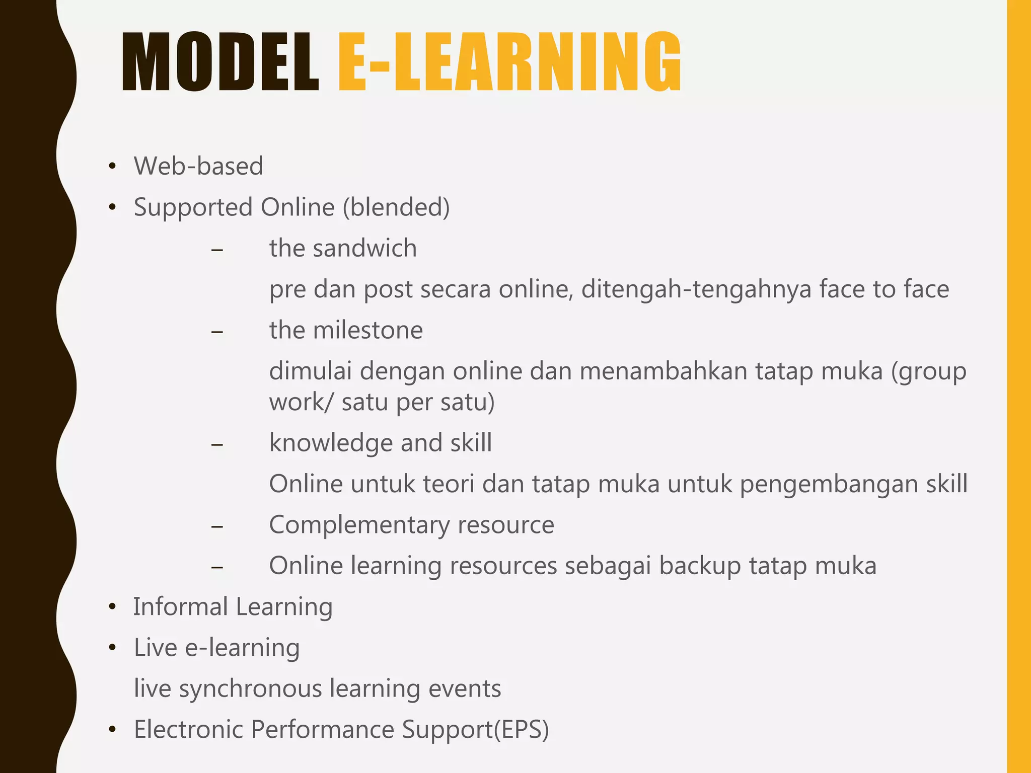 Konsep e learning | PPT