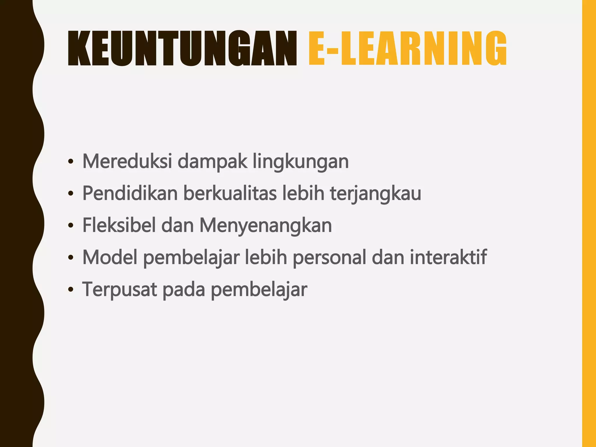 Konsep e learning | PPT