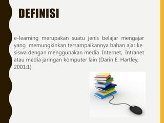 Konsep e learning | PPT