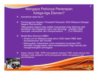 Konsep elemen merentas kurikulum | PDF