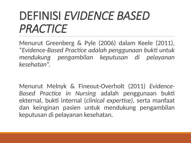 Konsep Evidence Based Practice in Nursing (EBPN) & 7 steps.pptx