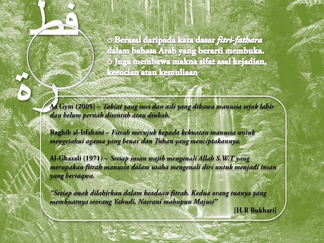 Konsep fitrah dalam kehidupan manusia | PPTX