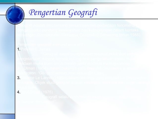KONSEP GEOGRAFI.ppt geeeeeeeeeeeeeooooooo | PPT