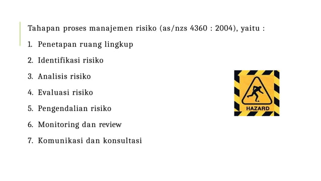 Konsep Hazard resiko kecelakaan kerja nakes | PPT