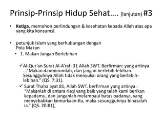 KONSEP HIDUP SEHAT DALAM ISLAM | PPTX