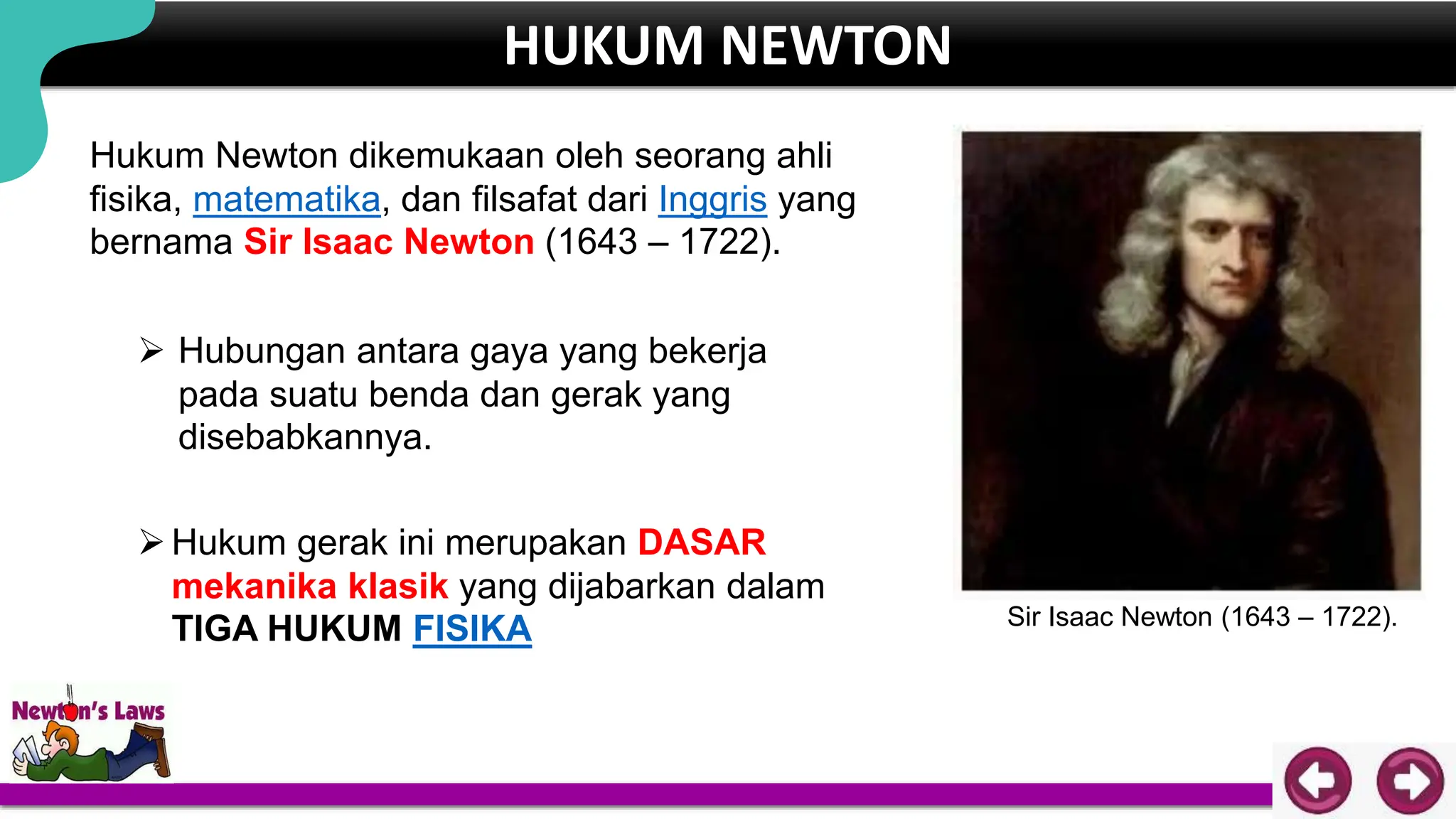 Konsep Hukum Newton Tentang Gerak dalam Fisika.pptx