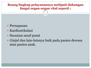 Konsep Intensive Care Unit | PPT