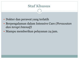 Konsep Intensive Care Unit | PPT
