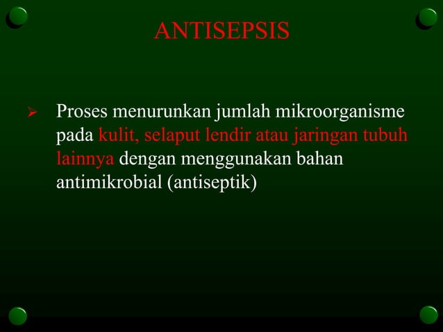 Konsep infeksi | PPTX