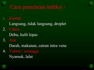 Konsep infeksi | PPTX
