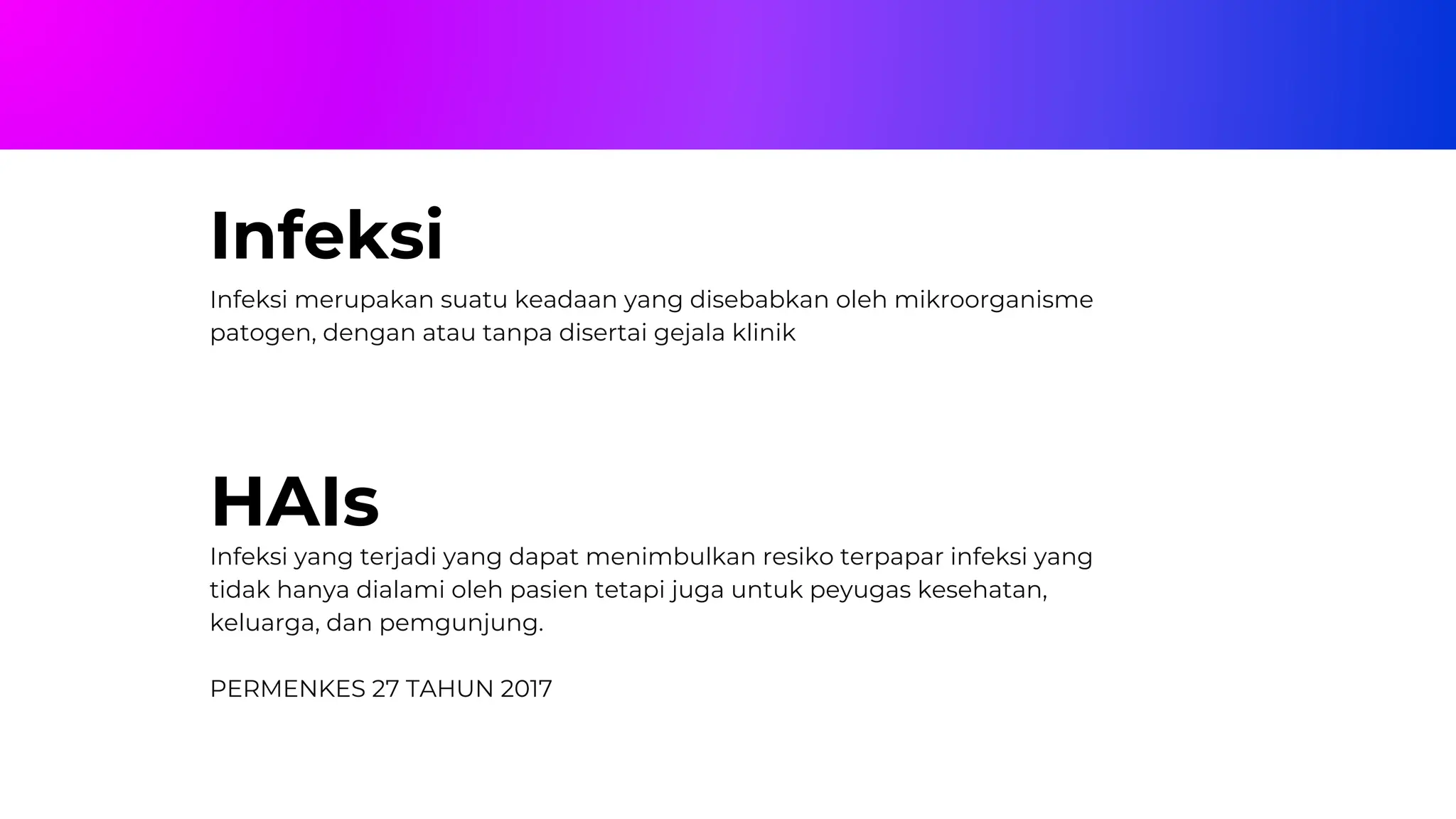 Konsep Infeksi & Sumber Infeksi di fasilitas kesehatan | PDF