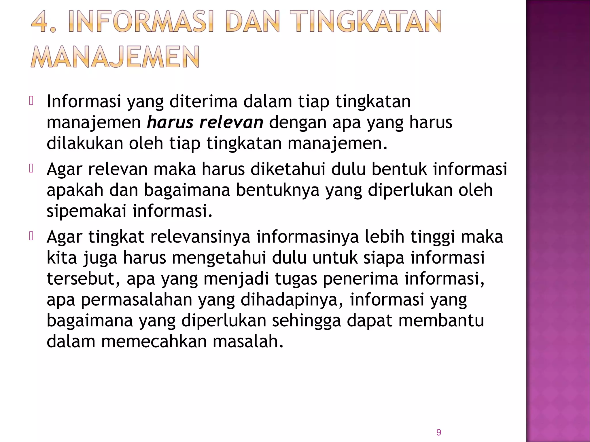 Konsep informasi dan sistem infromasi | PPT