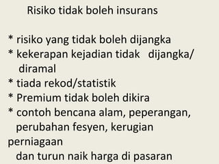PERDAGANGAN TINGKATAN 5 (Konsep insurans) | PPT