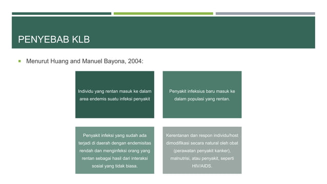 Konsep investigasi klb wabah | PPTX