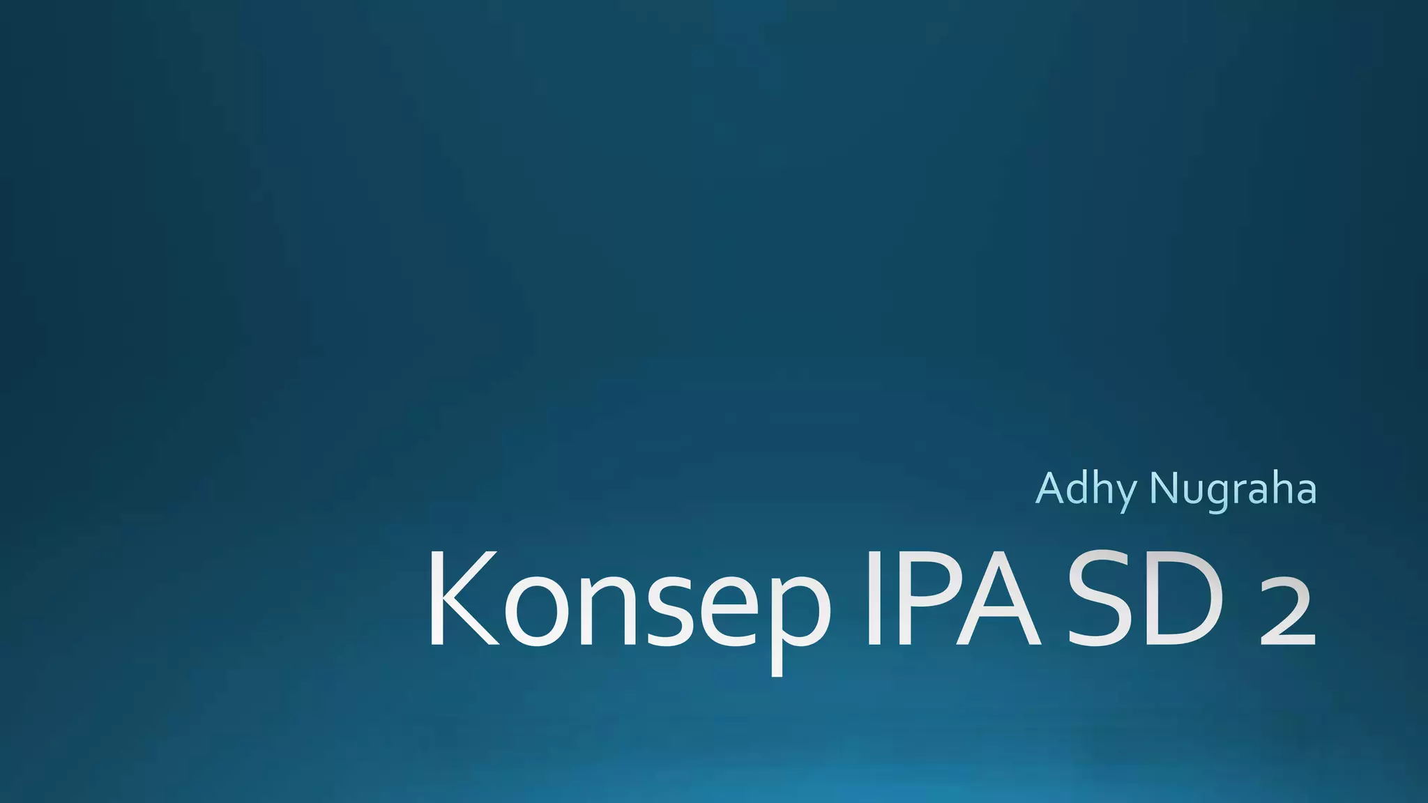 Konsep IPA SD 2 (makluk hidup).pptx