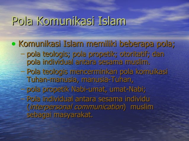 Konsep islam tentang komunikasi | PPT