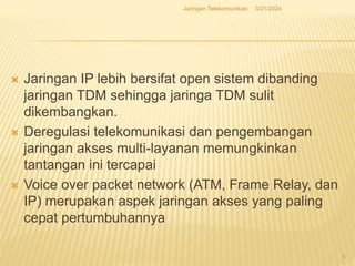 KONSEP JARINGAN VoIP pada sebuah jaringan | PPTX