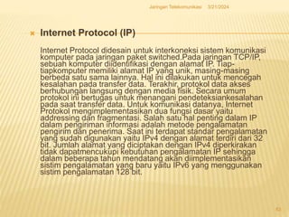 KONSEP JARINGAN VoIP pada sebuah jaringan | PPTX