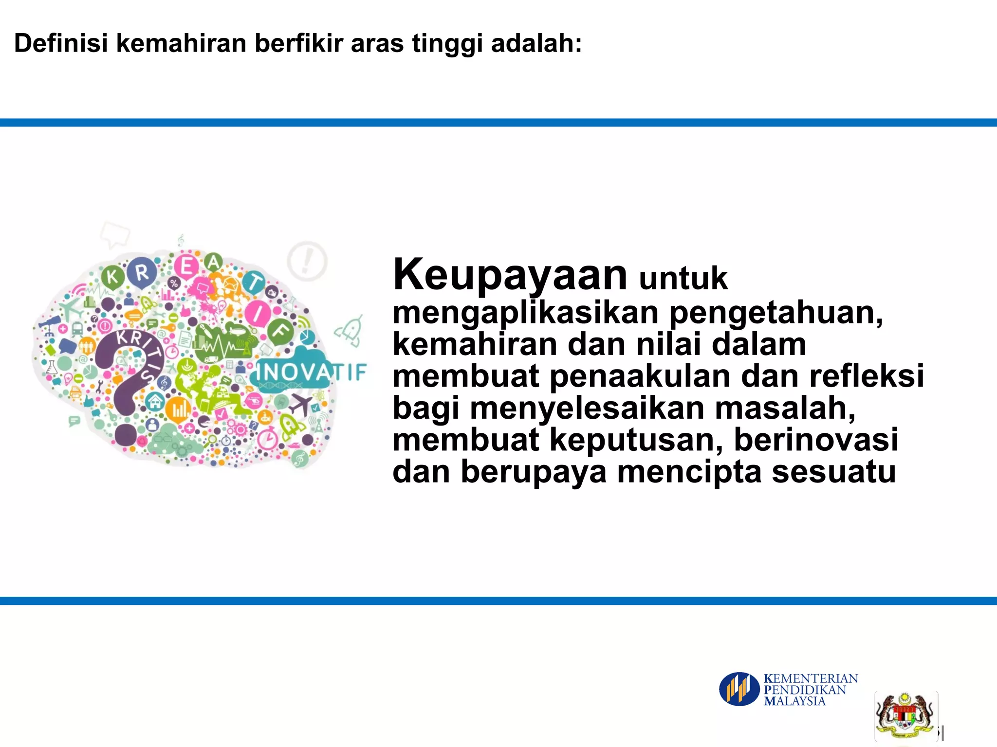 Konsep KBAT (Kemahiran Berfikir Aras Tinggi) | PPT