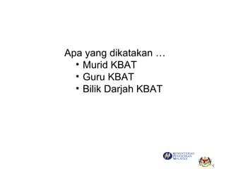 Konsep KBAT (Kemahiran Berfikir Aras Tinggi) | PPT